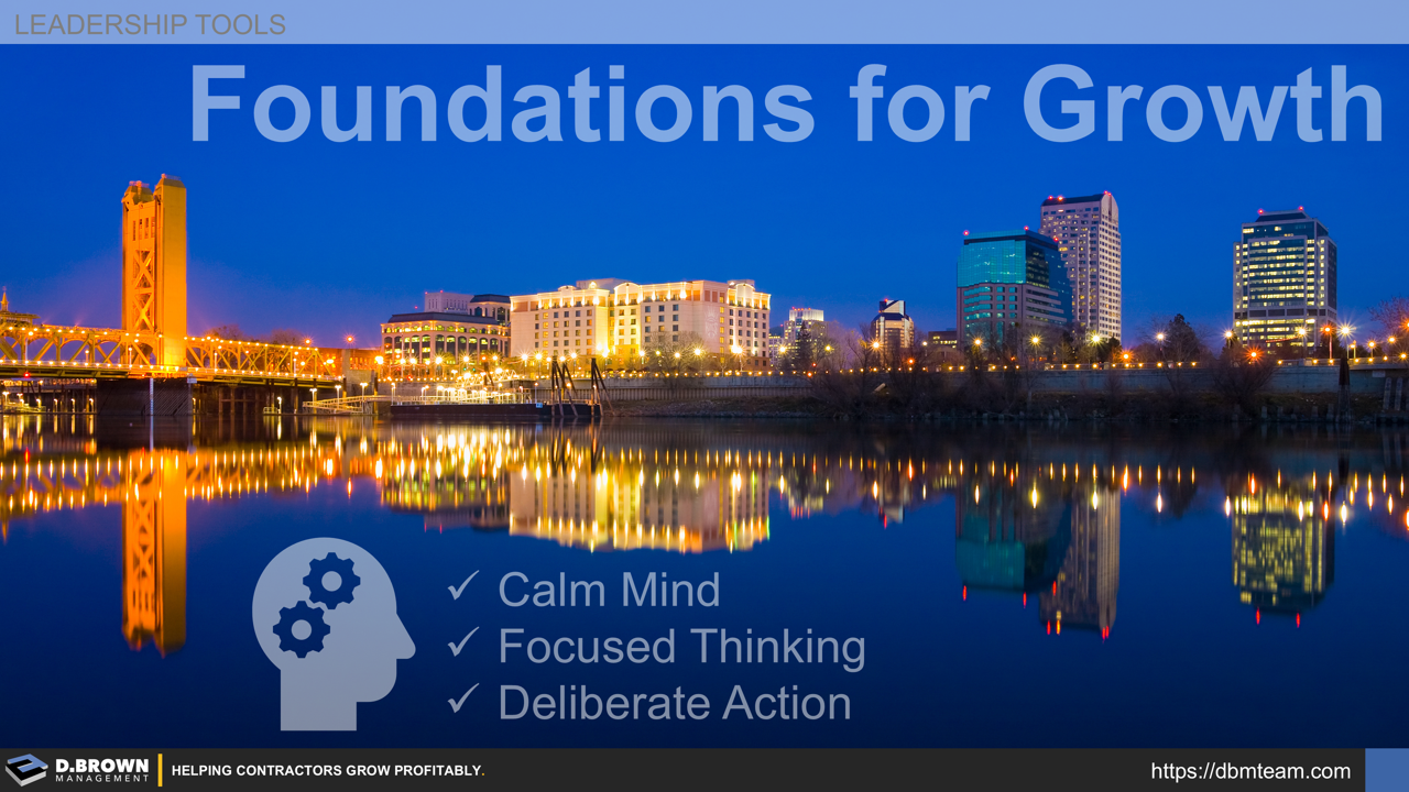 Foundations for Growth (Life, Career, and Construction)