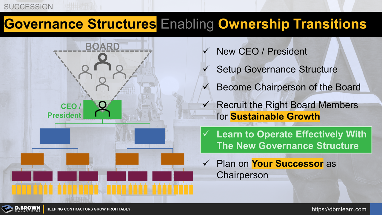 Governance Structures Enabling Ownership Transitions
