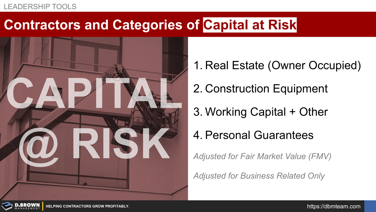 Capital-at-Risk: Basic Categories and Evaluation for Contractors